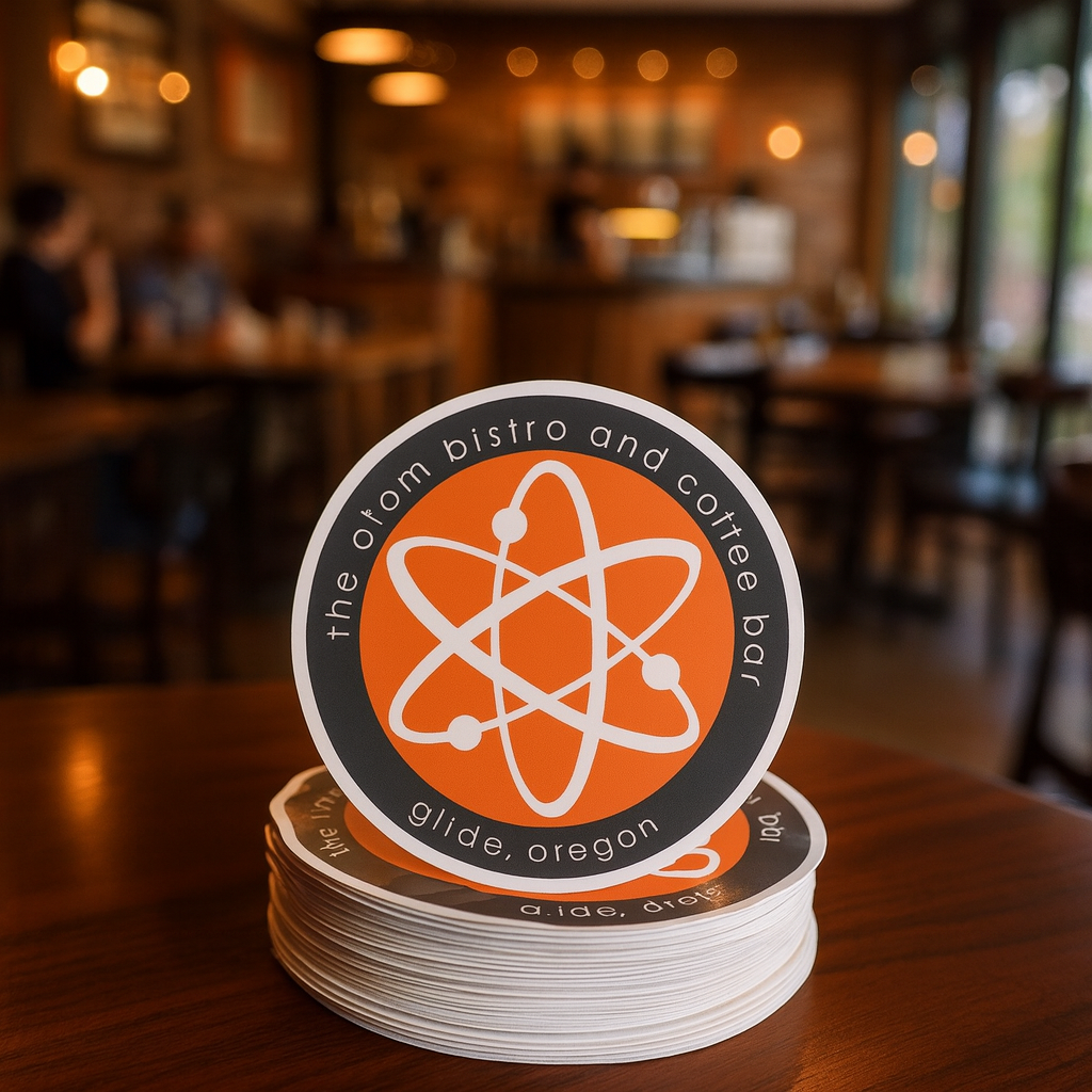 The Atom Die Cut Decals 3.5in x 3.5in – Vital Signs NW