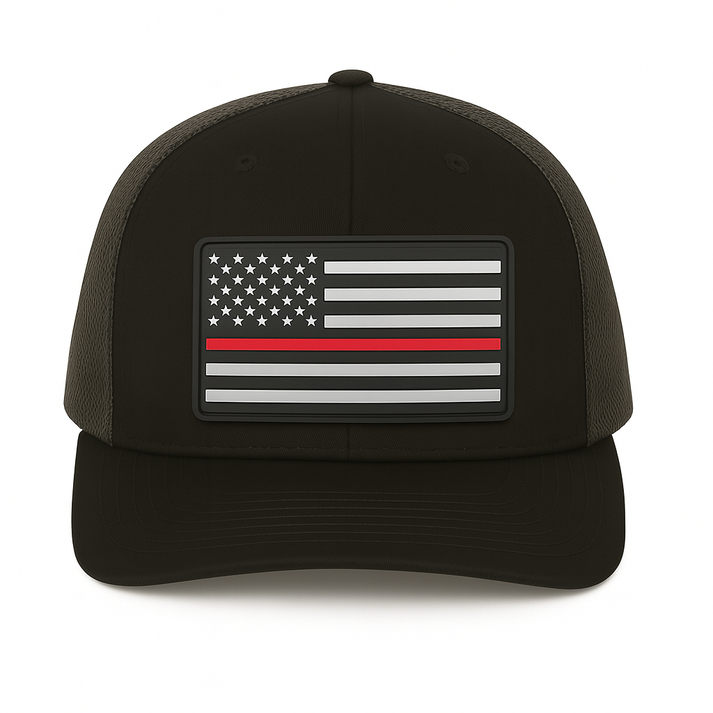 Thin Red Line PVC Patch Hat - Richardson 112 – Vital Signs NW